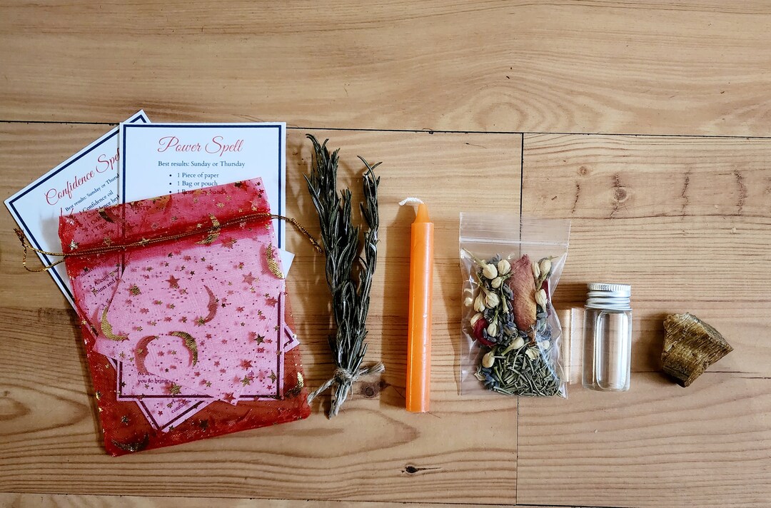 Confidence and Power Spell Kit | Personal Power Spell | Spell Kit - Etsy