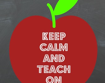 Teaching Poster - Keep Calm and Carry on Poster - Keep Calm and Teach ...