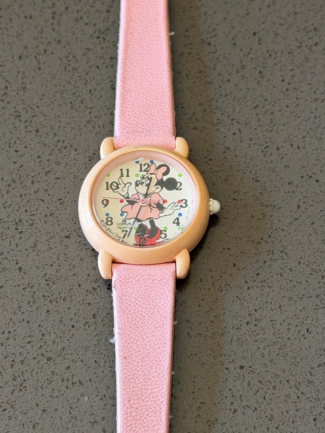 Vintage Minnie Mouse Watch With Pink Band - Etsy