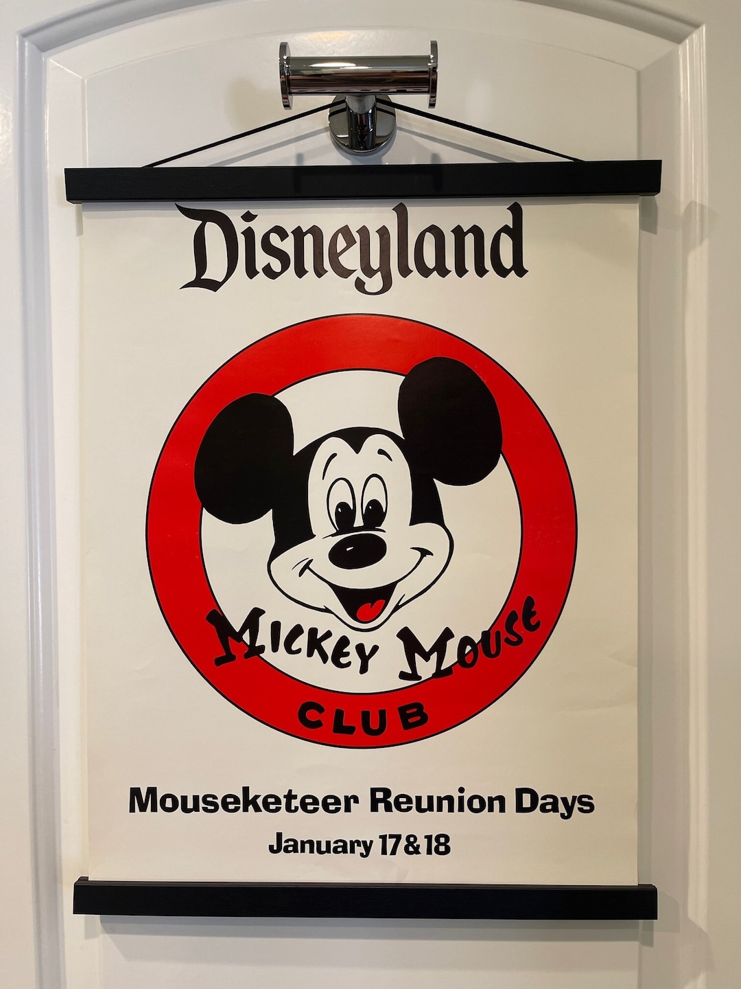 Vintage New Old Stock Disneyland Mouseketeer Reunion Poster 1976 With ...