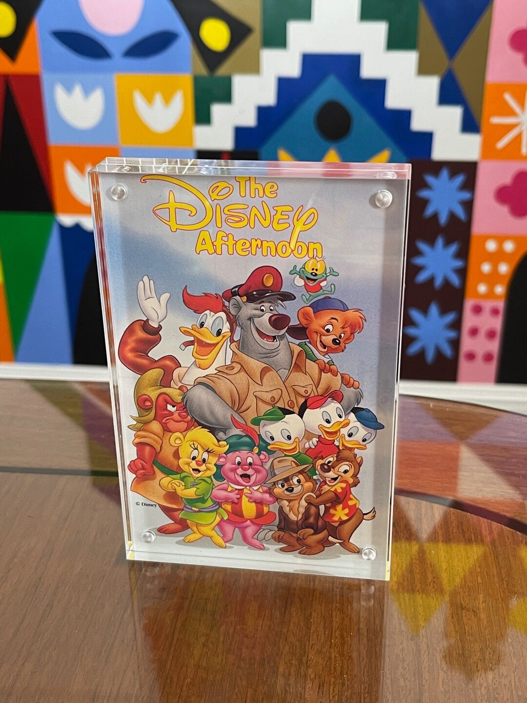 Framed Authentic Vintage Disney Afternoon Cartoons Postcard - Etsy