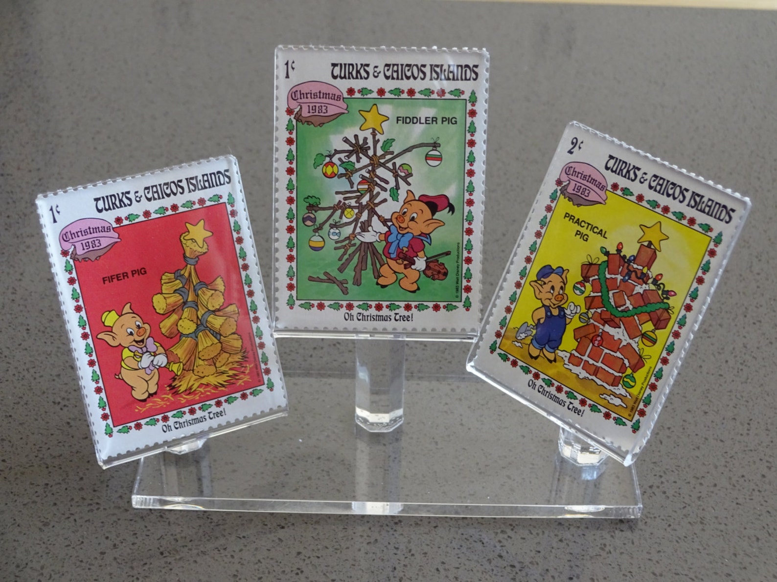 Vintage Postage Stamp Display From Turks & Caicos Islands - Etsy