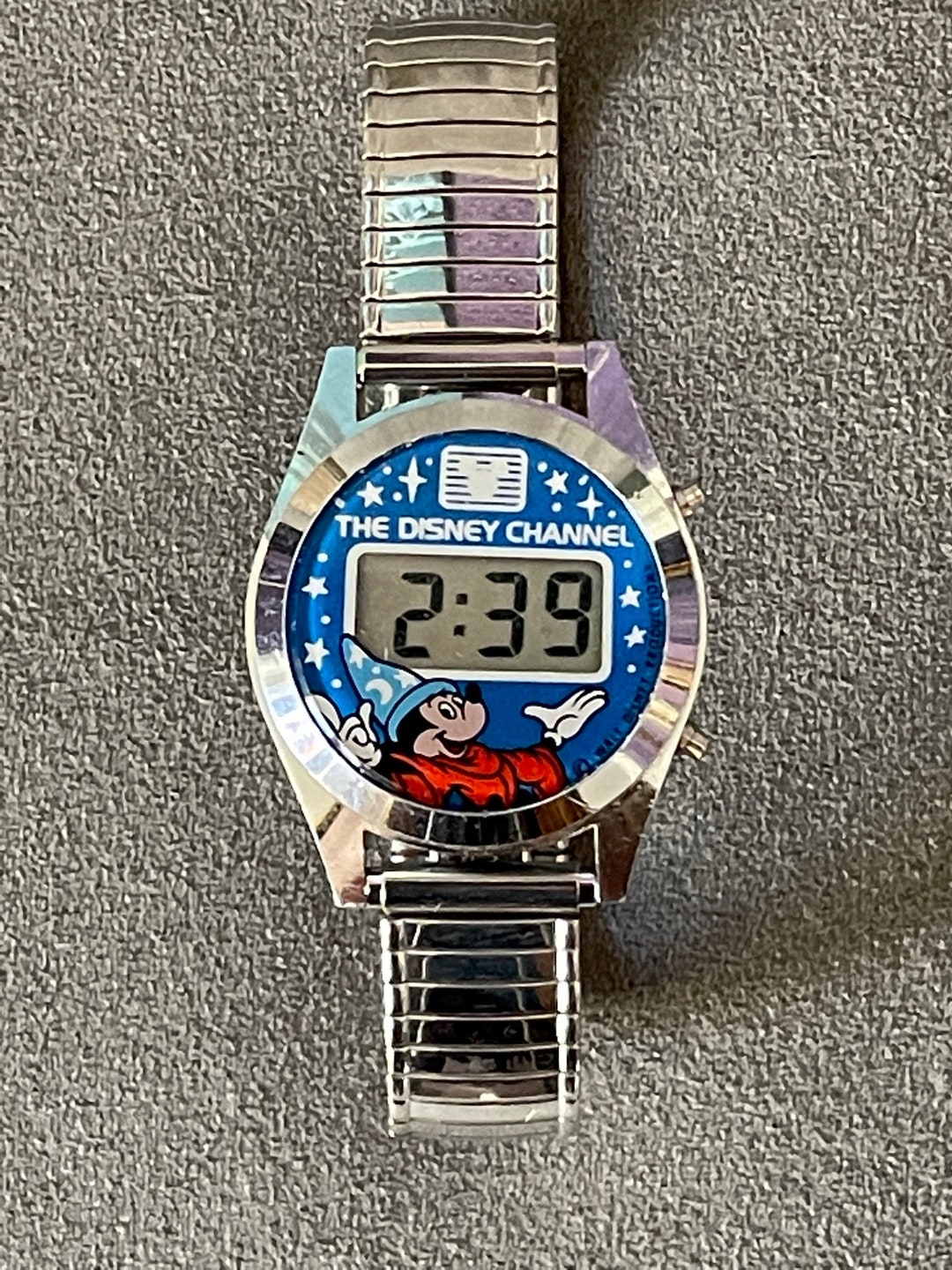 Vintage Disney Channel Digital Watch With Silver Stretch Band - Etsy