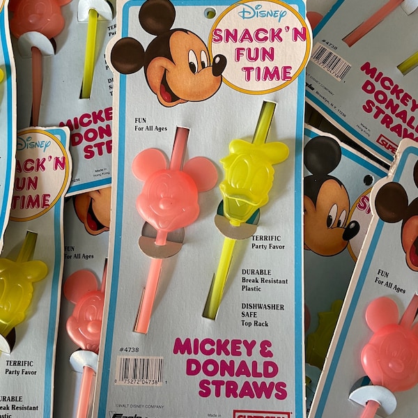 Mickey Mouse Reusable Straws - Etsy