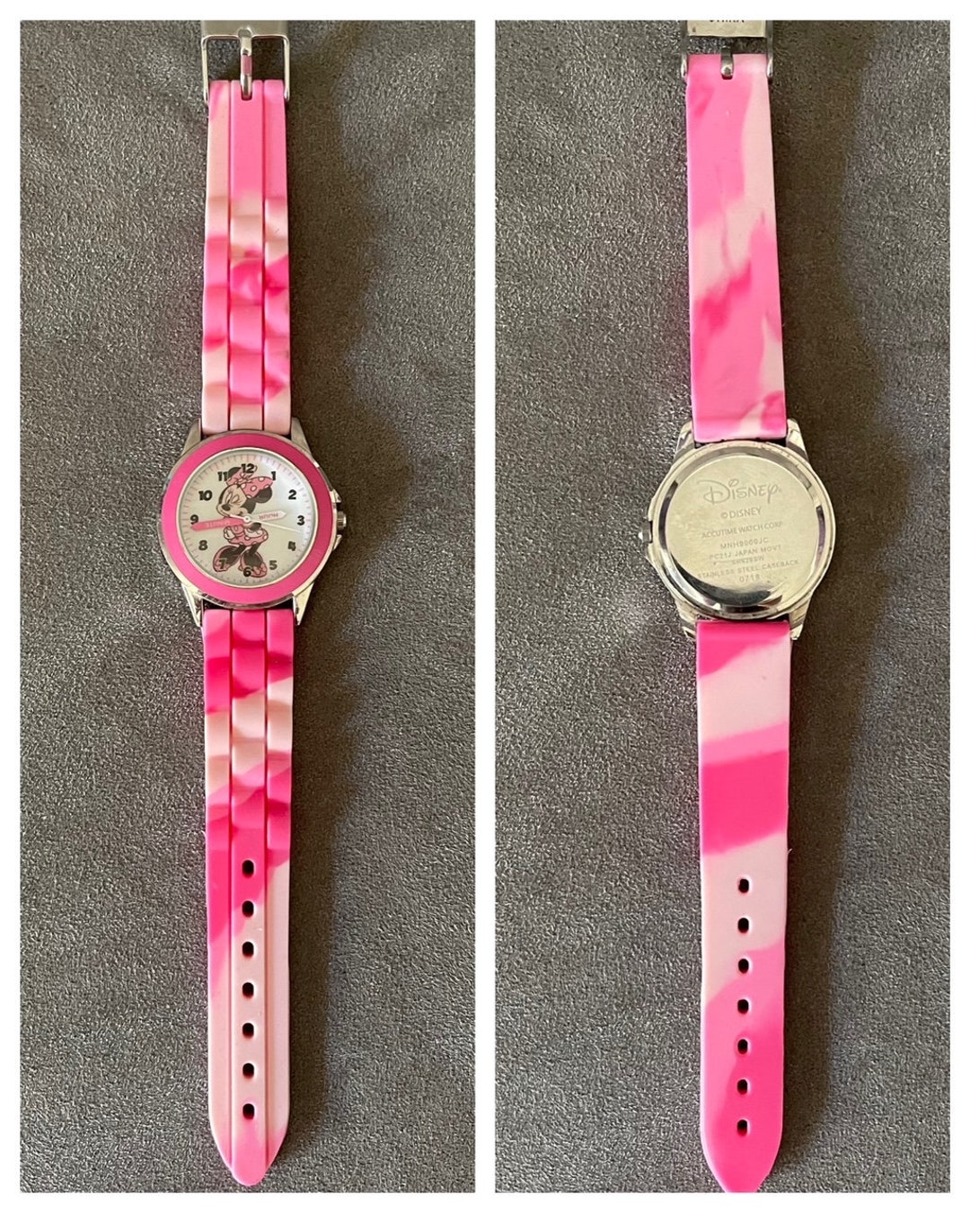 Pink Minnie Mouse Watch - Etsy