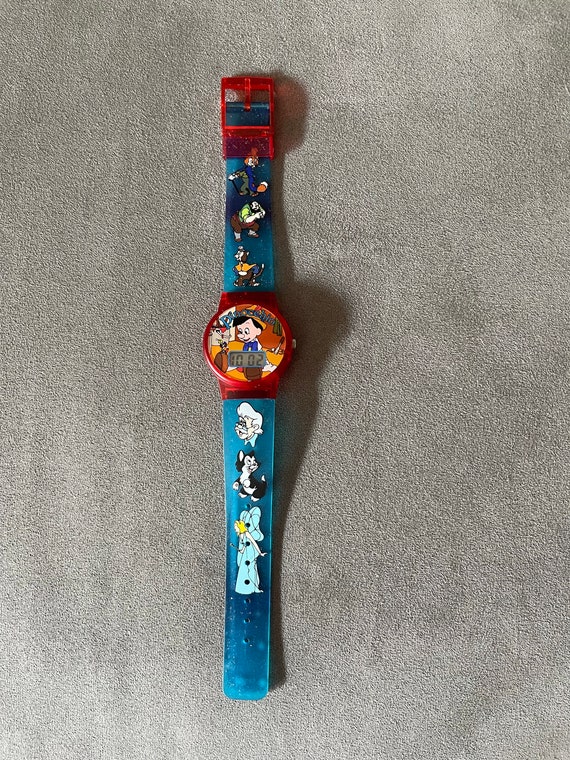 Vintage Disney Pinocchio Digital Watch - Gem