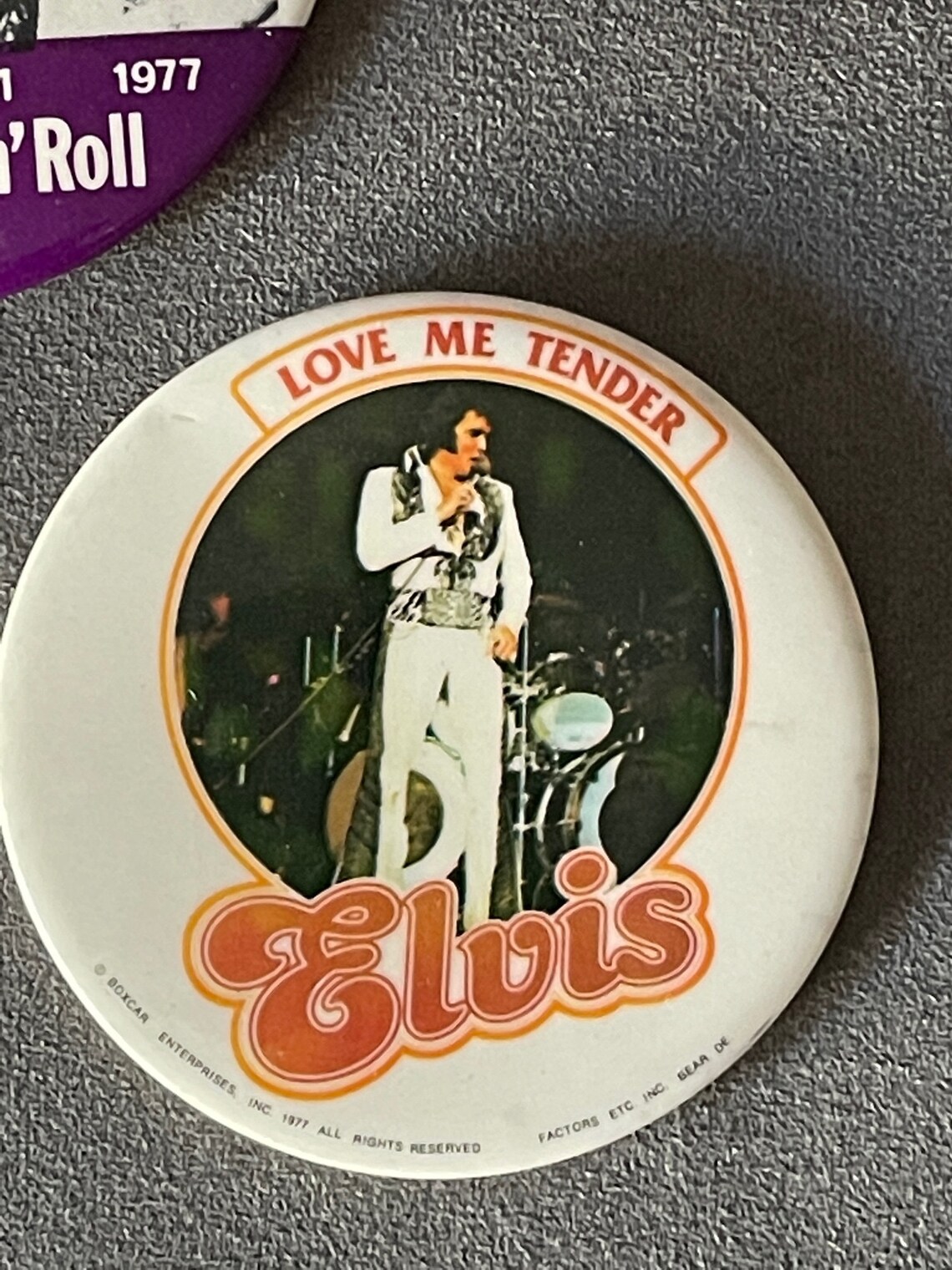 RARE Vintage 6 Piece Set of Elvis Buttons (set 5) - Etsy