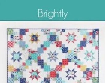 Brightly Quilt Pattern CCS193 Layer Cake or Fat Quarter FQ - Etsy