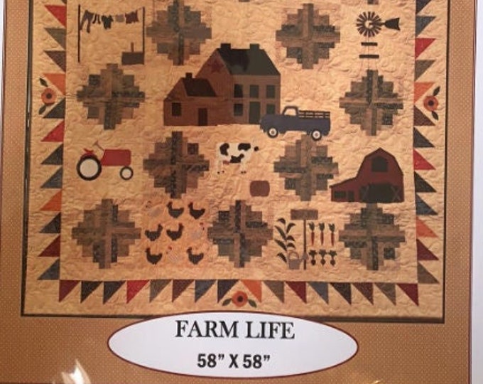 Farm Life Quilt Pattern - Etsy