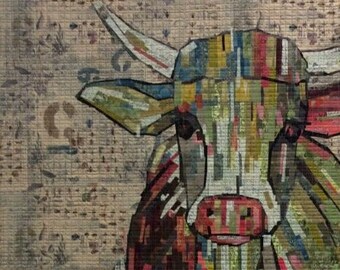 Cow Collage | Etsy