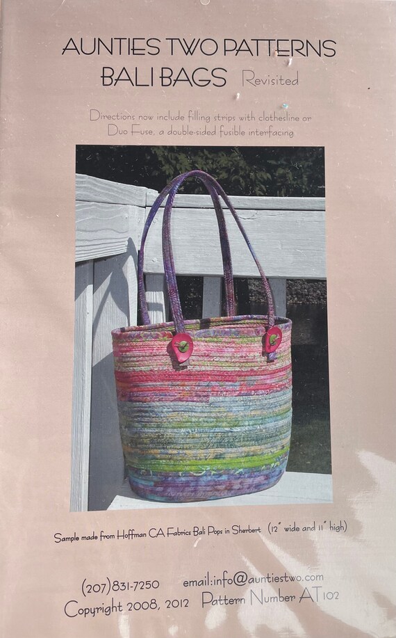 Bali Bags Revisited Pattern - Etsy