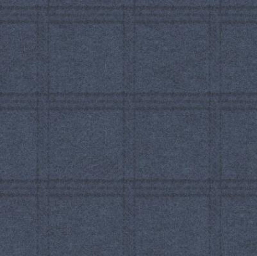 Woolies Flannel, Tartan Grid, Navy - Etsy