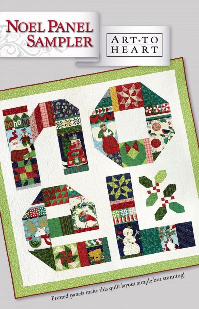 Noel Panel Sampler Quilt Pattern - Etsy