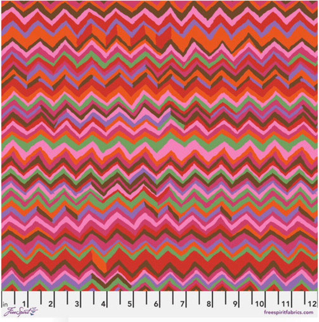 Kaffe Fassett, Zig Zag, Warm - Etsy