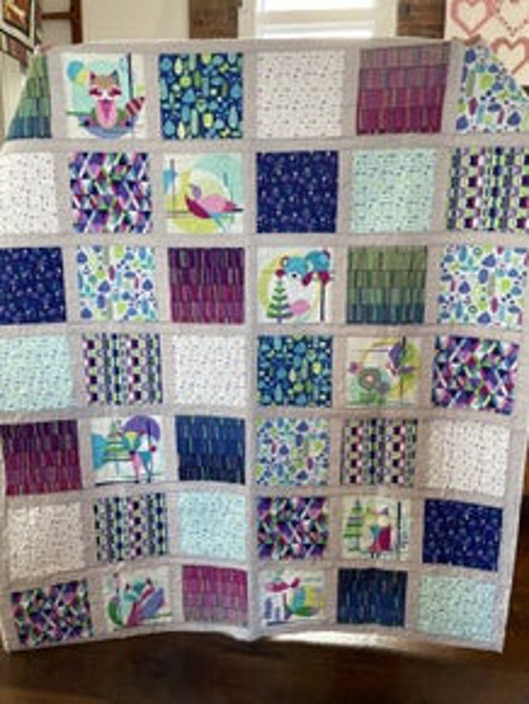 Mid Mod Quilt Kit - Etsy