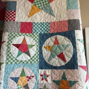 Farmhouse Star Quilt Kit, READY TO SHIP - Etsy