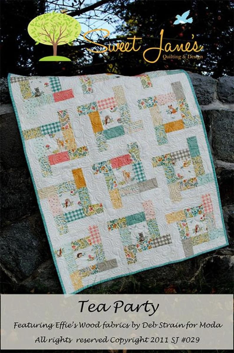 Tea Party Quilt Pattern - Etsy