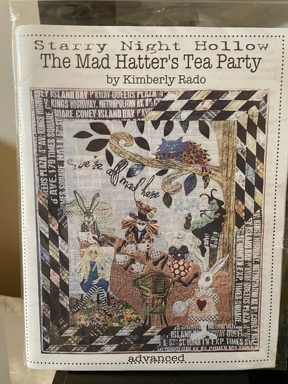 The Mad Hatters Tea Party Pattern by Kimberly Rado - Etsy