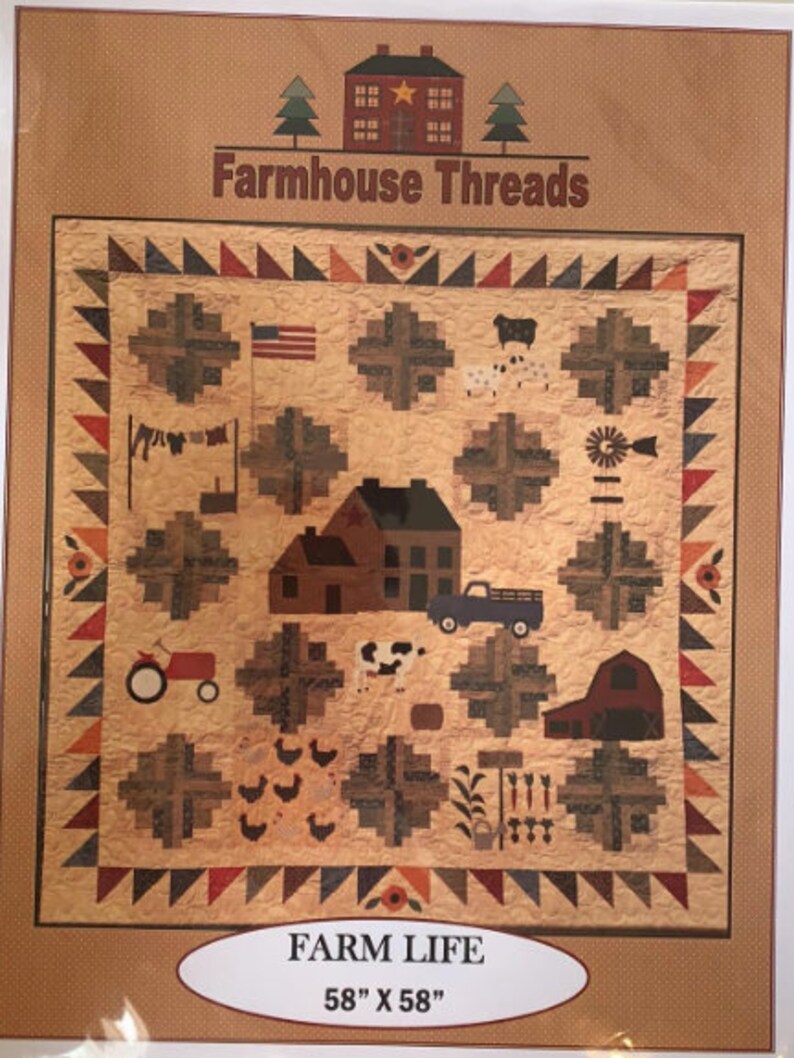 Farm Life Quilt Pattern | Etsy