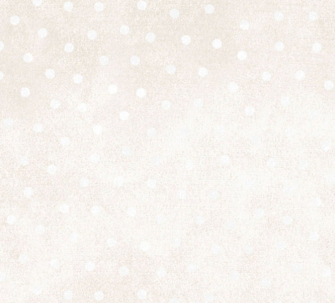 Woolies Flannel, Polka Dot, Light Cream - Etsy