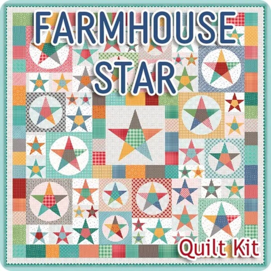 Farmhouse Star Quilt Kit, READY TO SHIP - Etsy