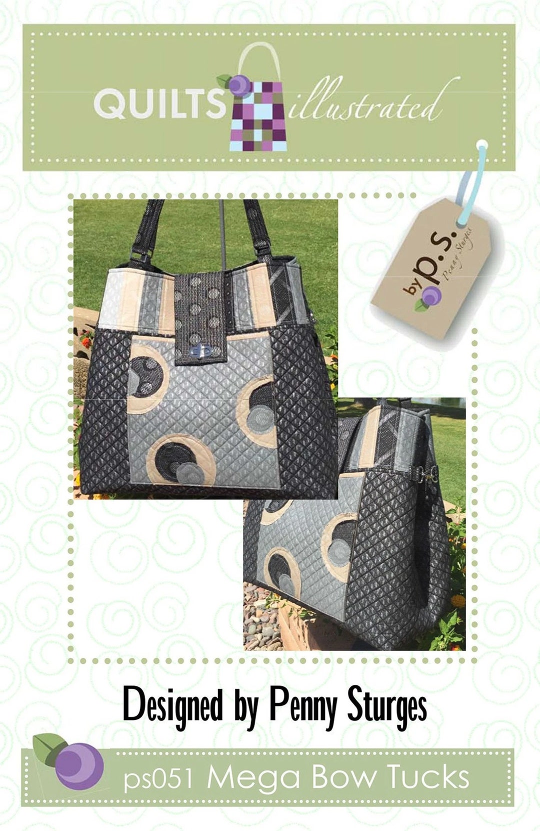 Mega Bow Tucks Purse Pattern - Etsy