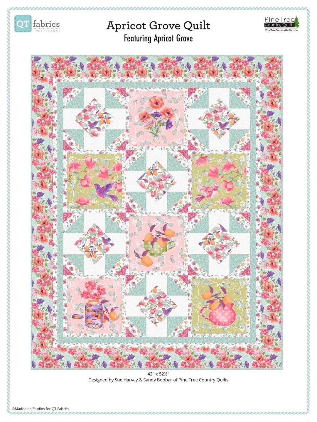 Apricot Grove Quilt Pattern - Etsy