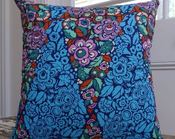 Amy Butler Hapi Oasis Design Azure Cushion Cover/pillow 45cm | Etsy