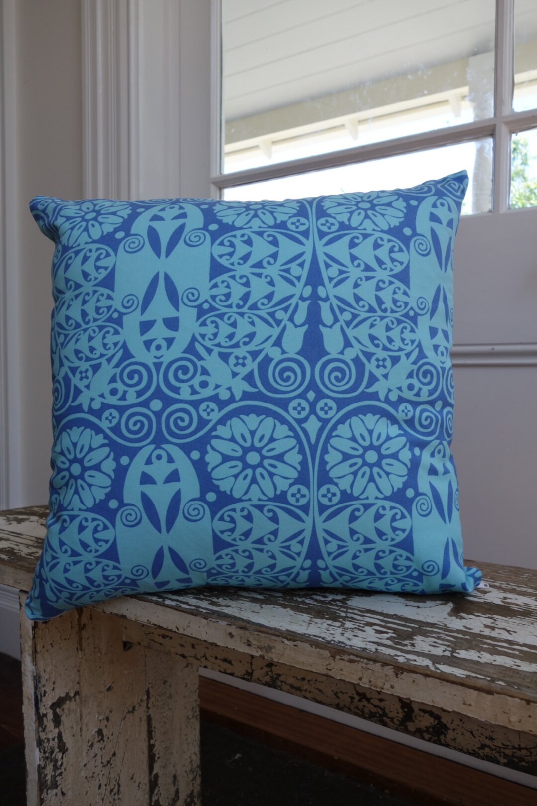 Square Cushion Cover in Amy Butler Soul Blossoms temple - Etsy