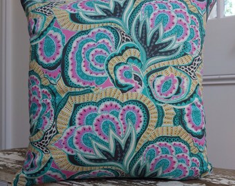 Amy Butler Hapi Oasis Design Azure Cushion Cover/pillow 45cm | Etsy