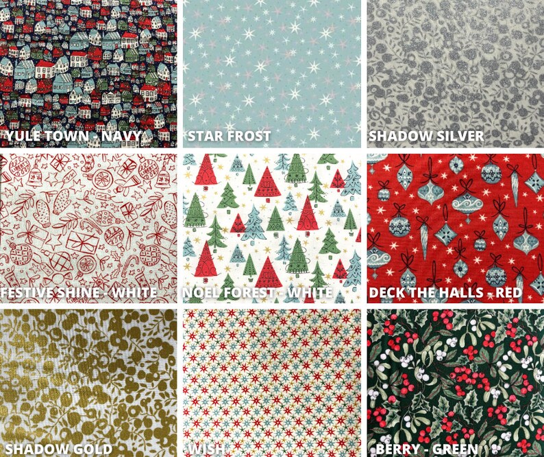 Liberty A Festive Collection Fabric - Etsy Australia