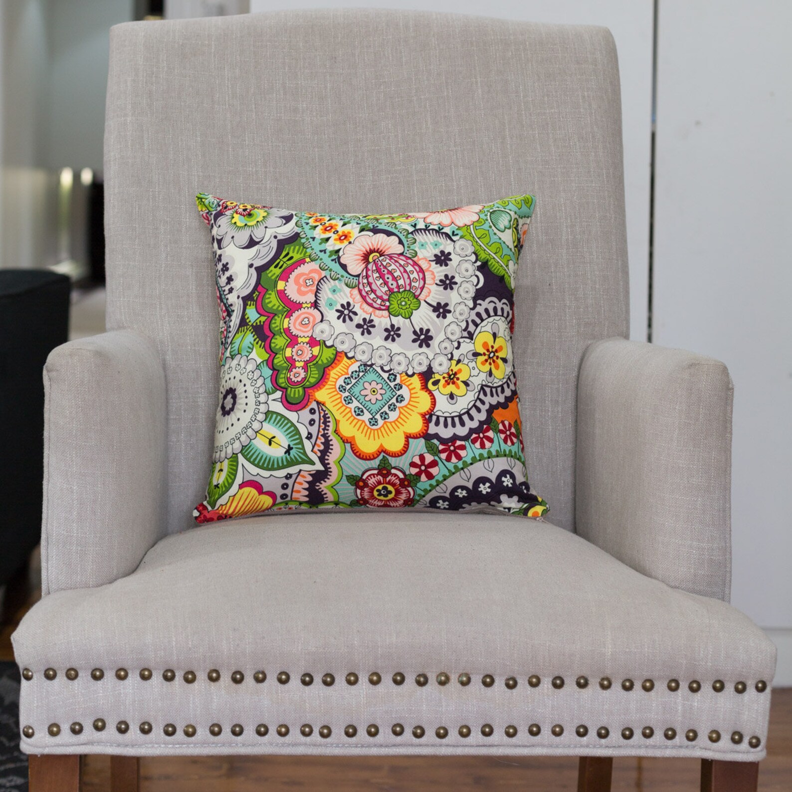 Cushion Cover in Alexander Henry Sloane Sienna Fabric . - Etsy