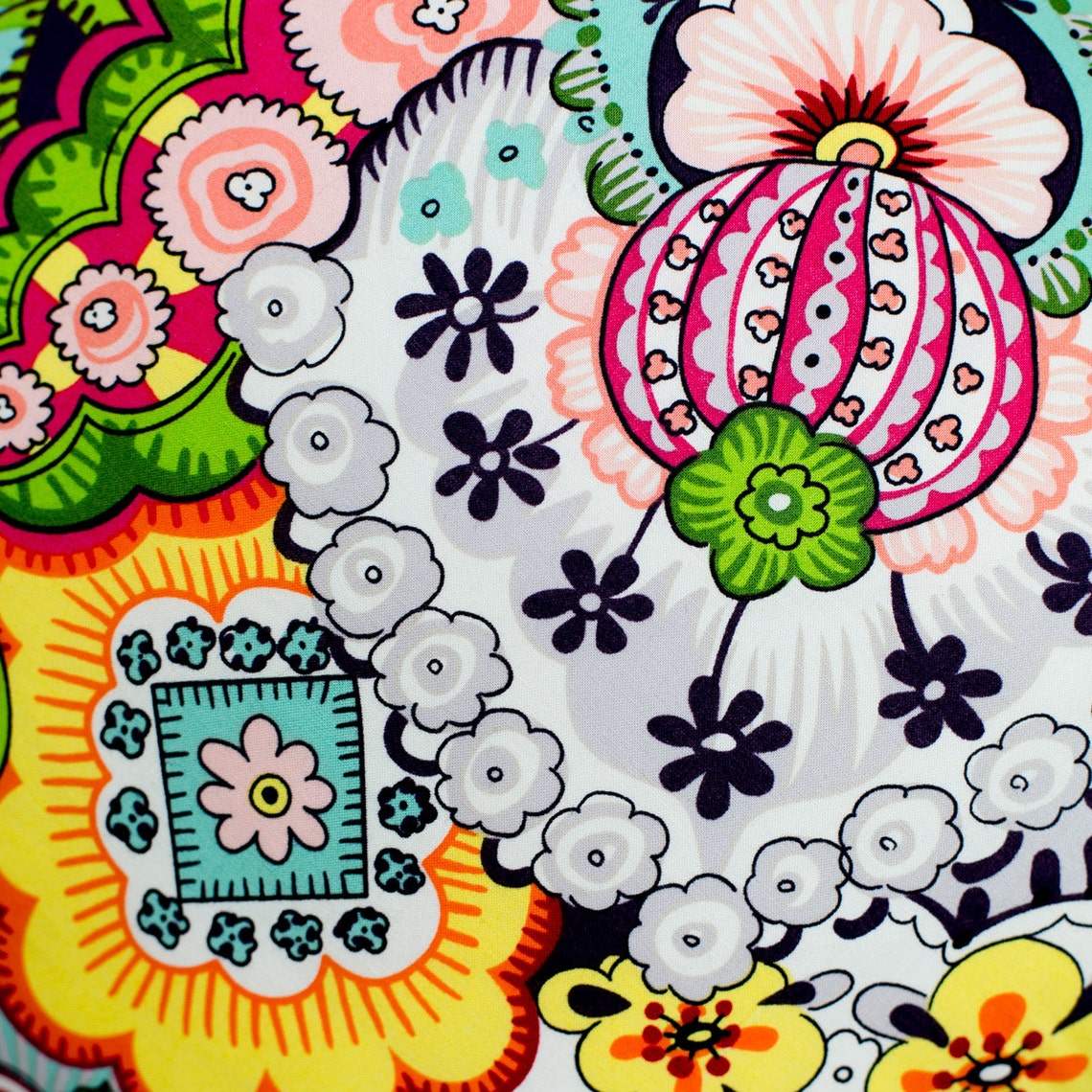 Cushion Cover in Alexander Henry Sloane Sienna Fabric . - Etsy