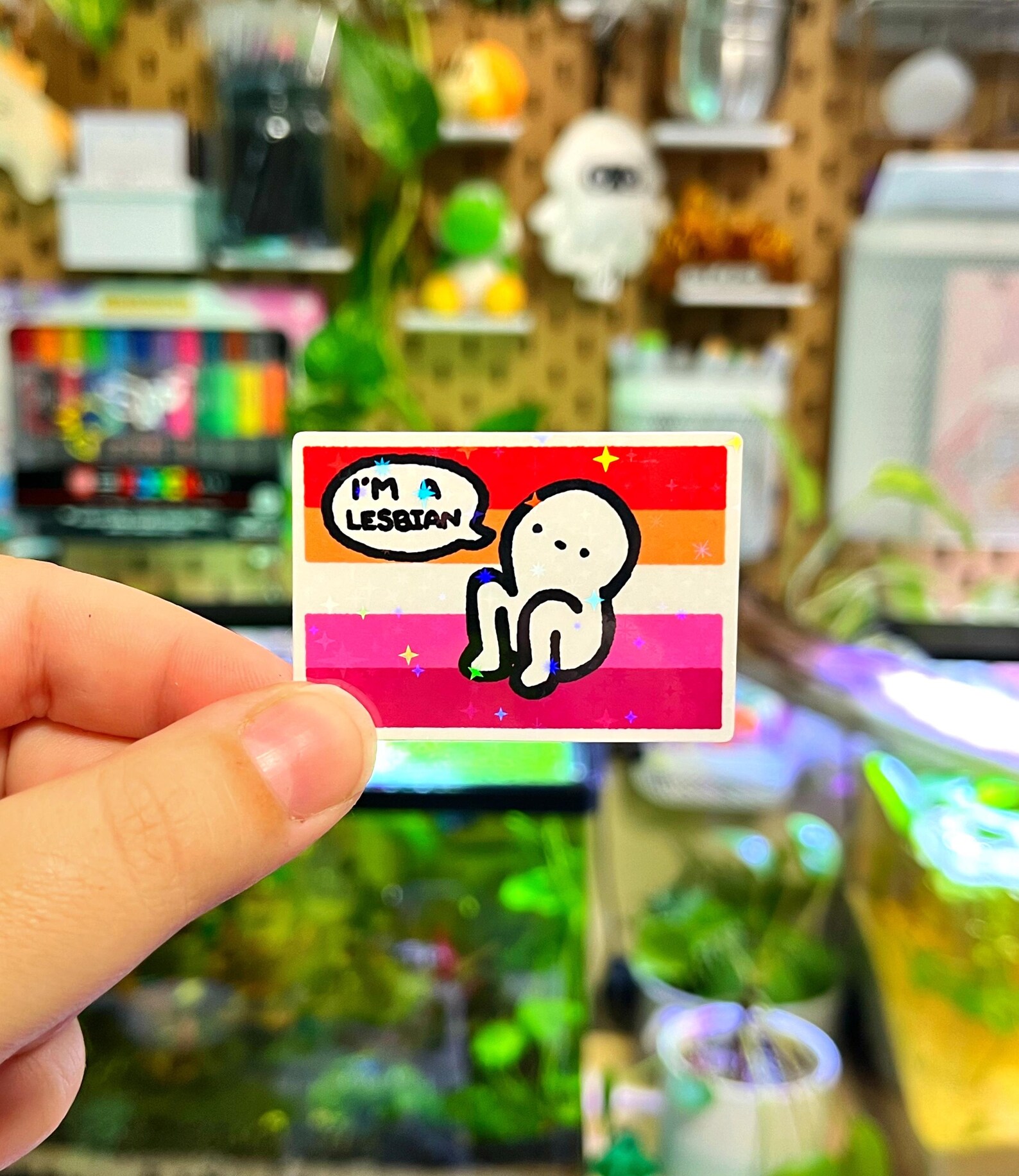 Holographic Pride Flags Sticker - Water-resistant Decal - Etsy