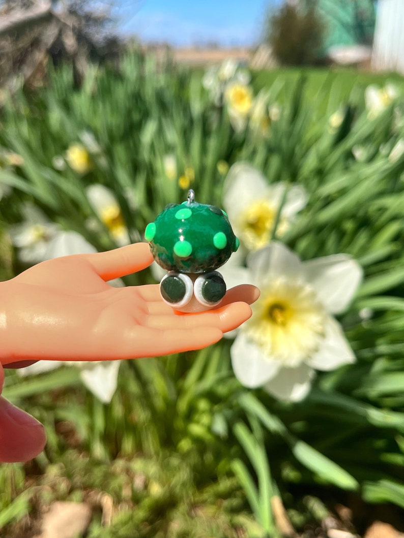 Neon Toadstools: Handcrafted Polymer Clay Desk Friends and Charms ...