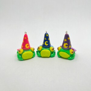 Wizard Frog Figurine: Handmade Polymer Clay Desk Decor, Whimsical Charm ...