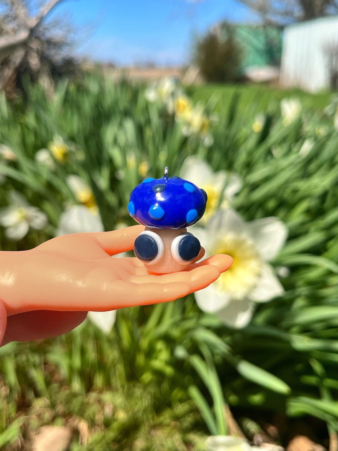 Neon Toadstools: Handcrafted Polymer Clay Desk Friends and Charms ...
