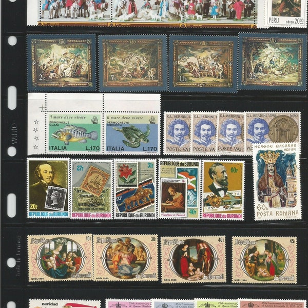 Foreign Stamps - Etsy