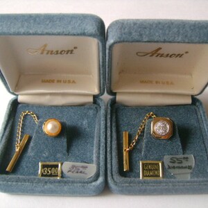 ANSON Exclusive Gentleman's Men Fashion Jewelry Accessories Tie Tacks ...
