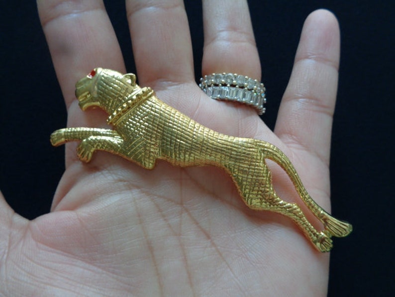 Lot 2 Piece Wild Animals Cougar Puma Panther or Crouching Tiger ...