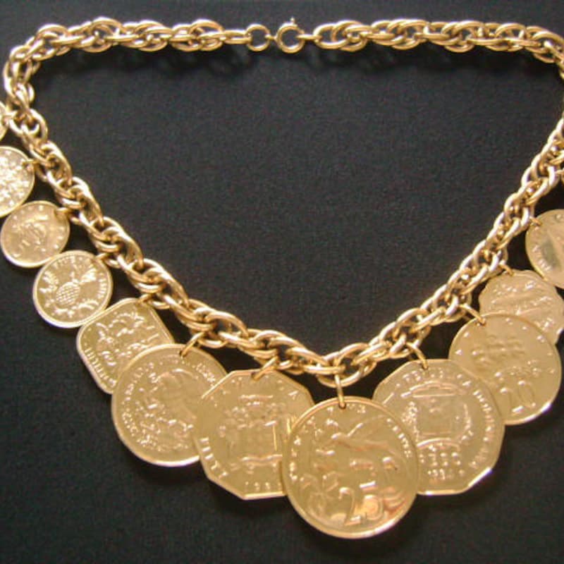 Bahamian Coin Chain - Etsy