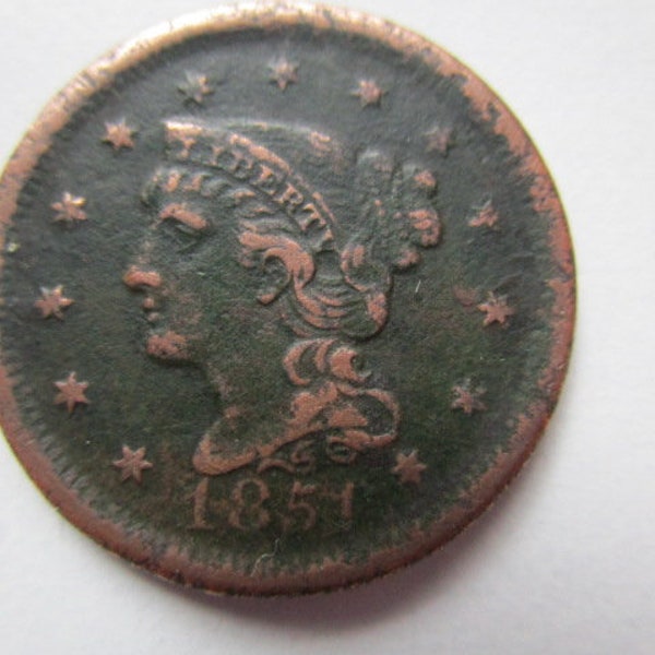 Large Old Penny Coin - Etsy