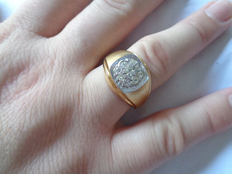 18KT 18 Karat HGE Heavy Yellow Gold Electroplate With Cubic | Etsy