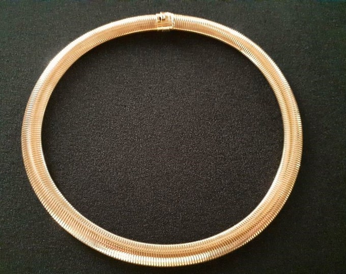Lovely Vintage FORSTNER 1/20 12KT Yellow Gold Filled Omega Snake Chain ...