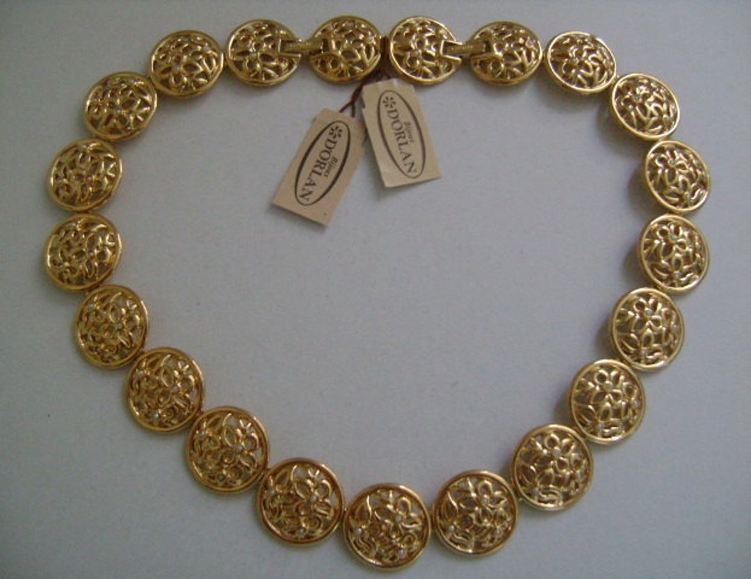 Bijoux D'orlan Toronto Canada 22K Gold Plated Openwork Filigree Lace ...