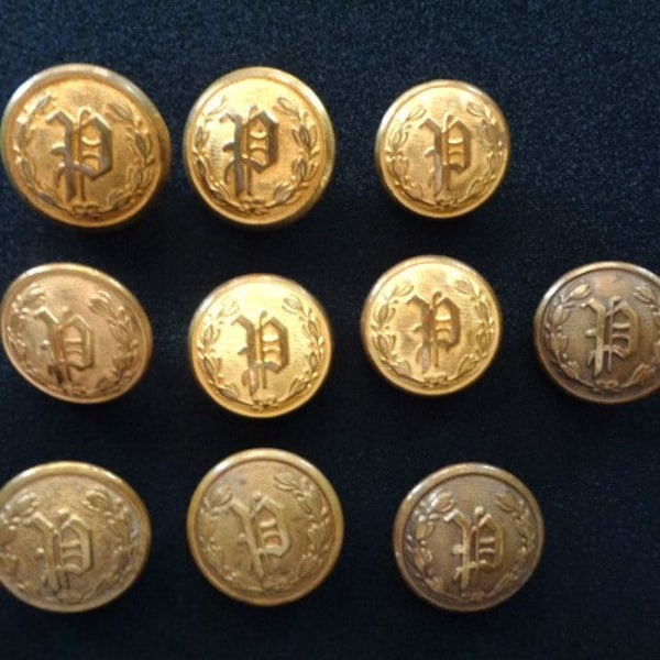 Police Uniform Buttons - Etsy