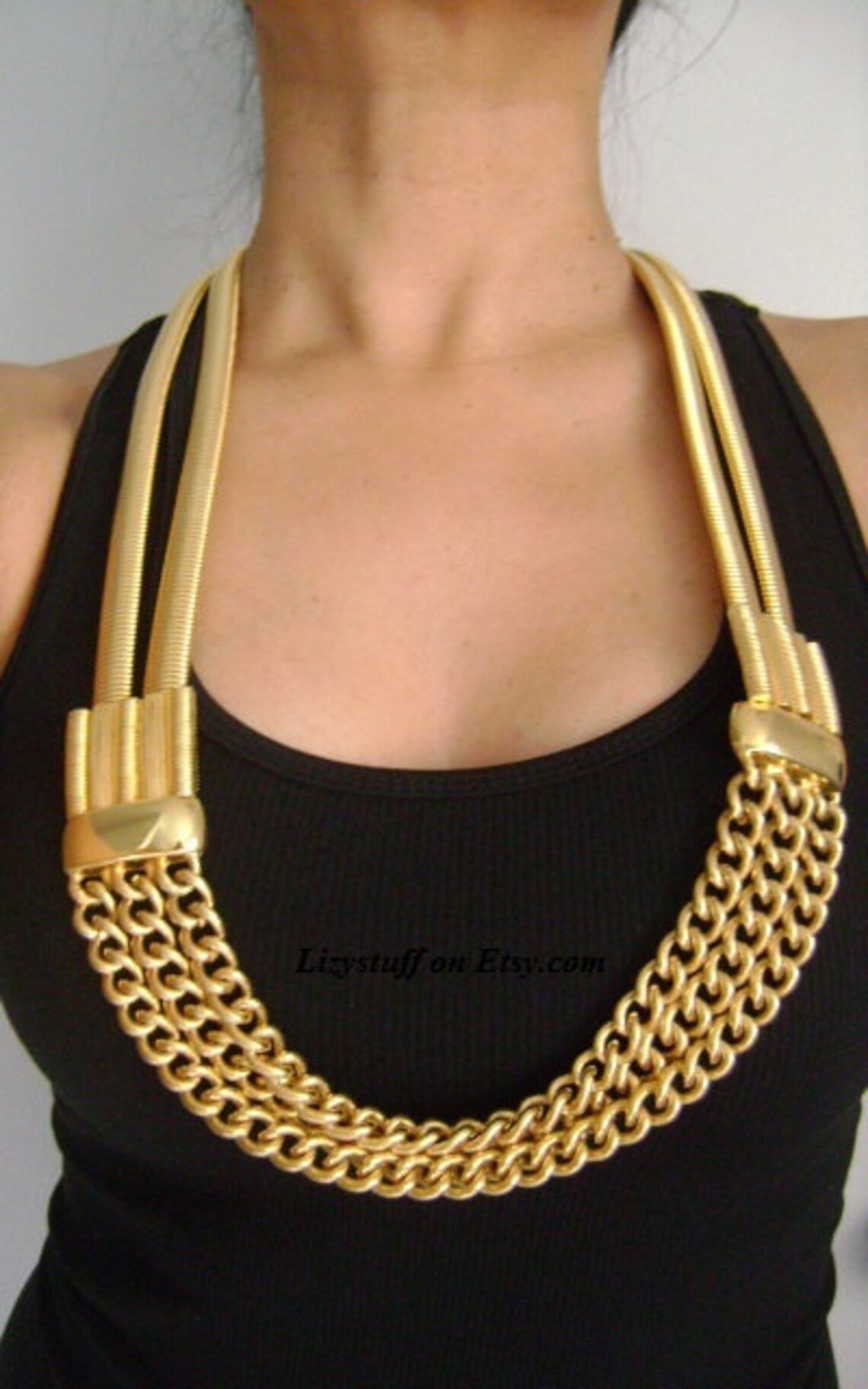 Stylish Accessocraft NYC 2-strand Omega Snake Chain With 3-strands ...