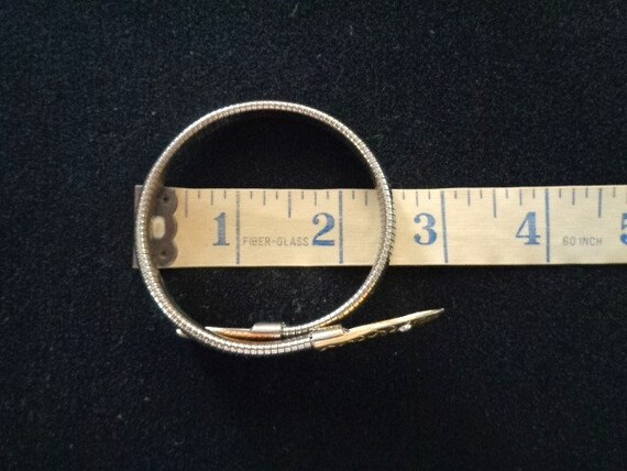 Beautiful Silver &Gold Tone Metal Omega Chain Serpent… - Gem