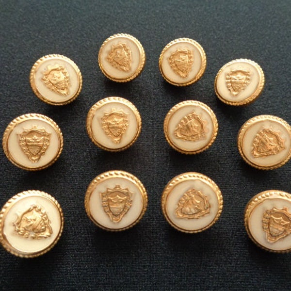 Gold Blazer Buttons - Etsy