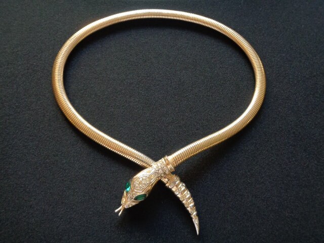 Coro Snake Necklace - Etsy